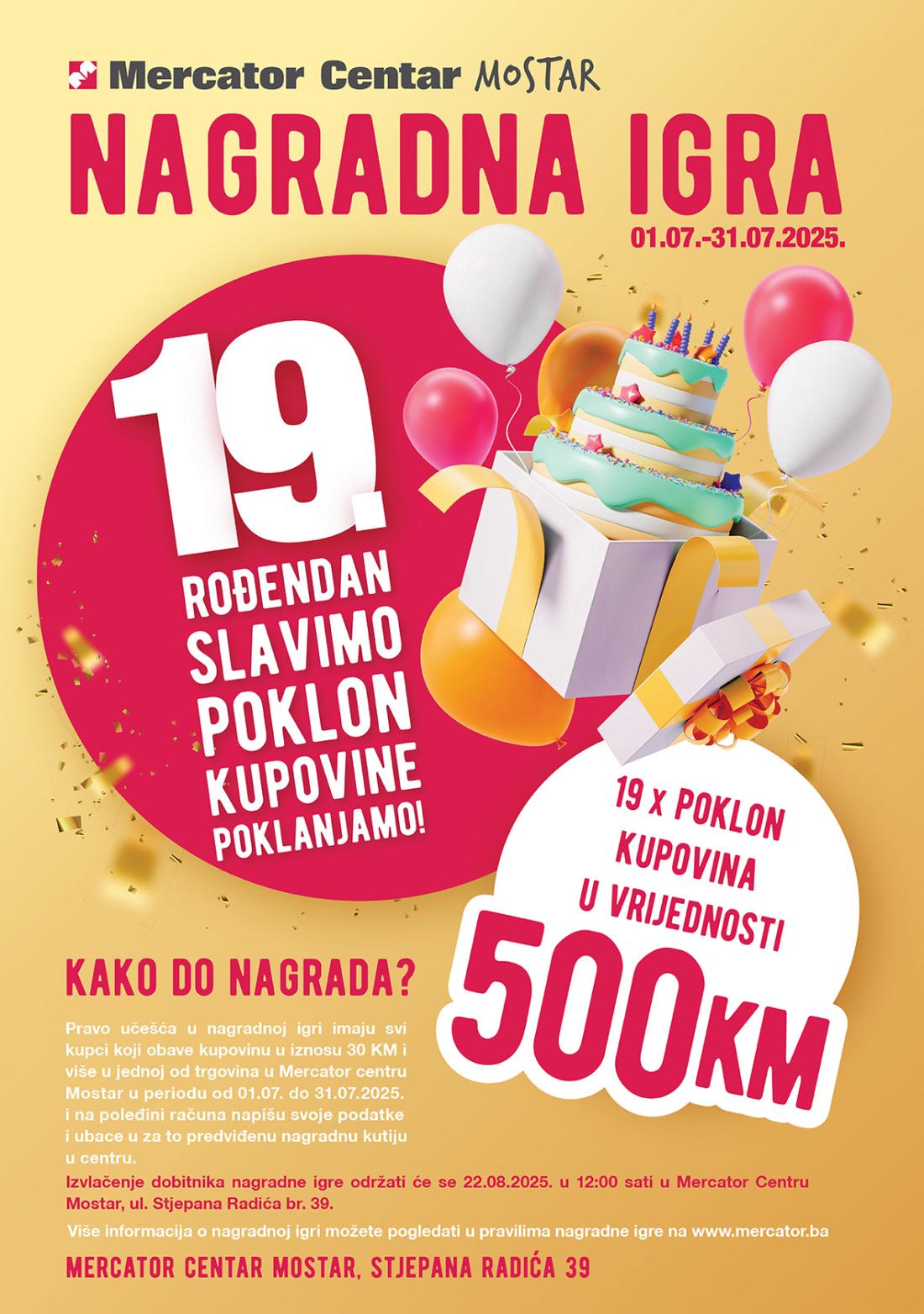19. rođendan Mercator centra Mostar » Mercator